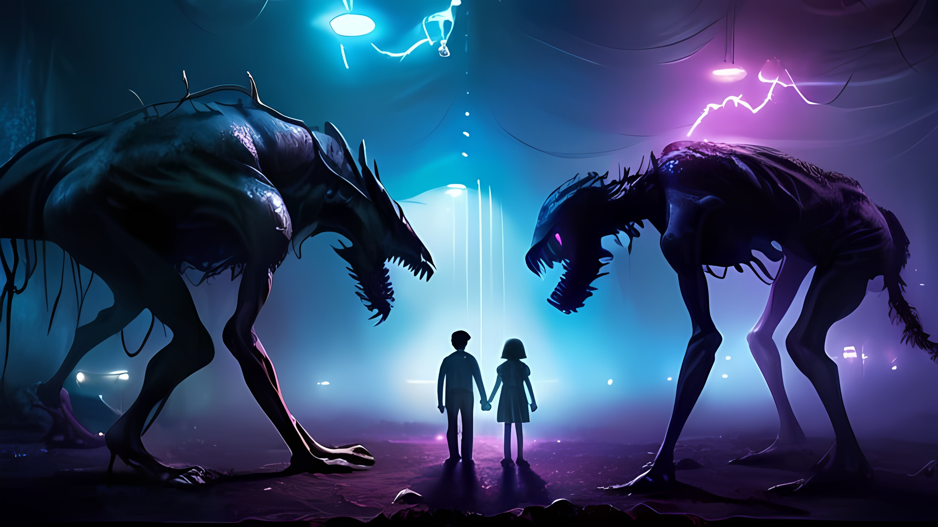 Stranger things with evil the space down lord, 11 an...