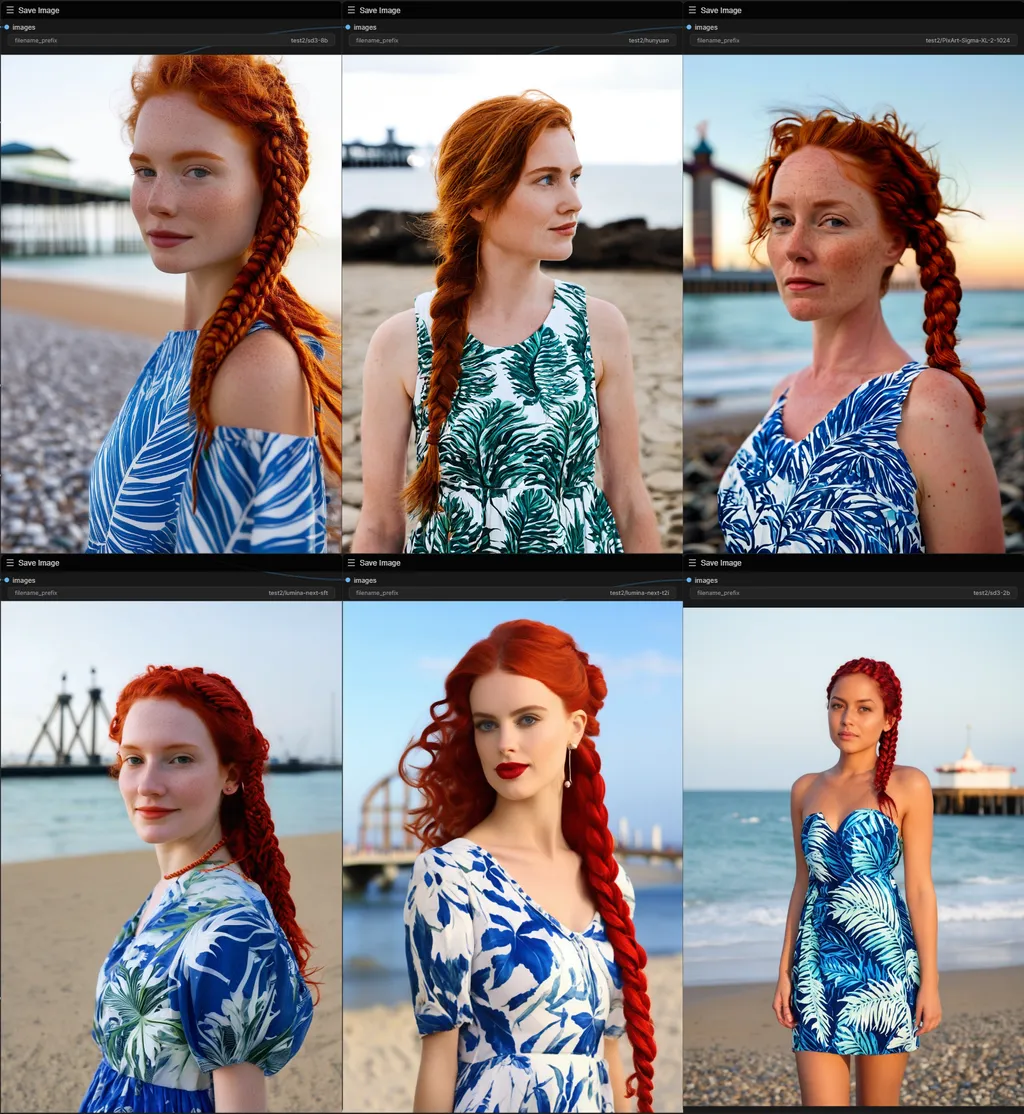 DiT family | ComfyUI Workflow