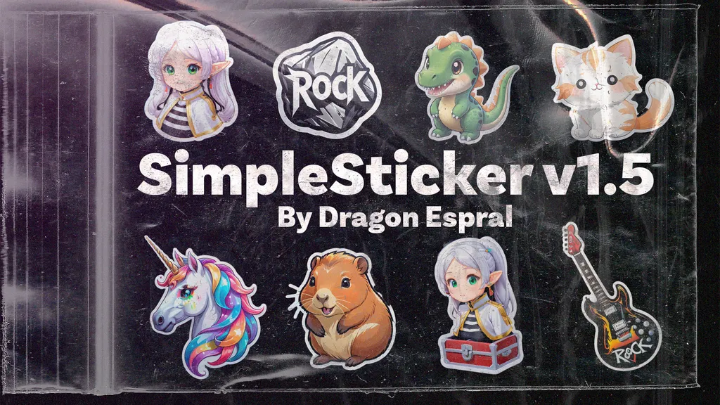 Simple Sticker v1.5 by Dragon Espral | ComfyUI Workflow