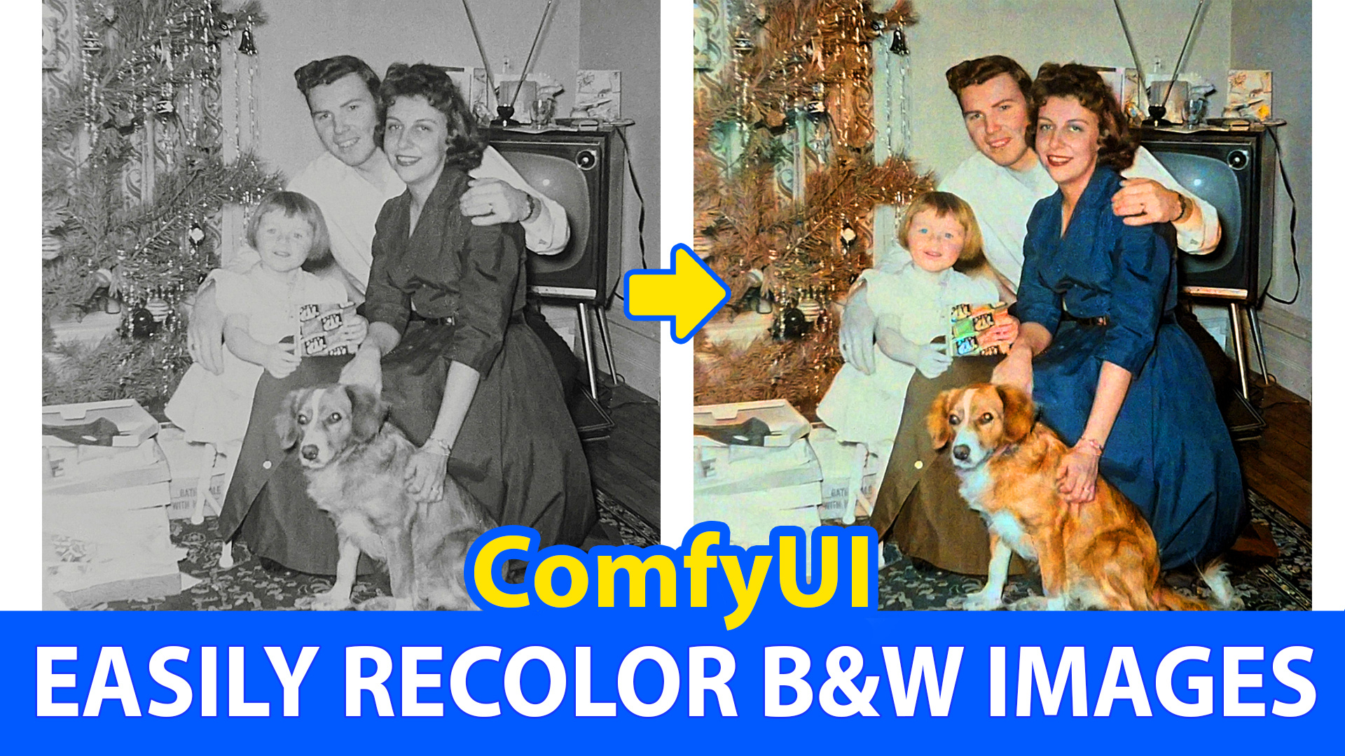 ComfyUI - Easily transform your black & white photos into colored ...