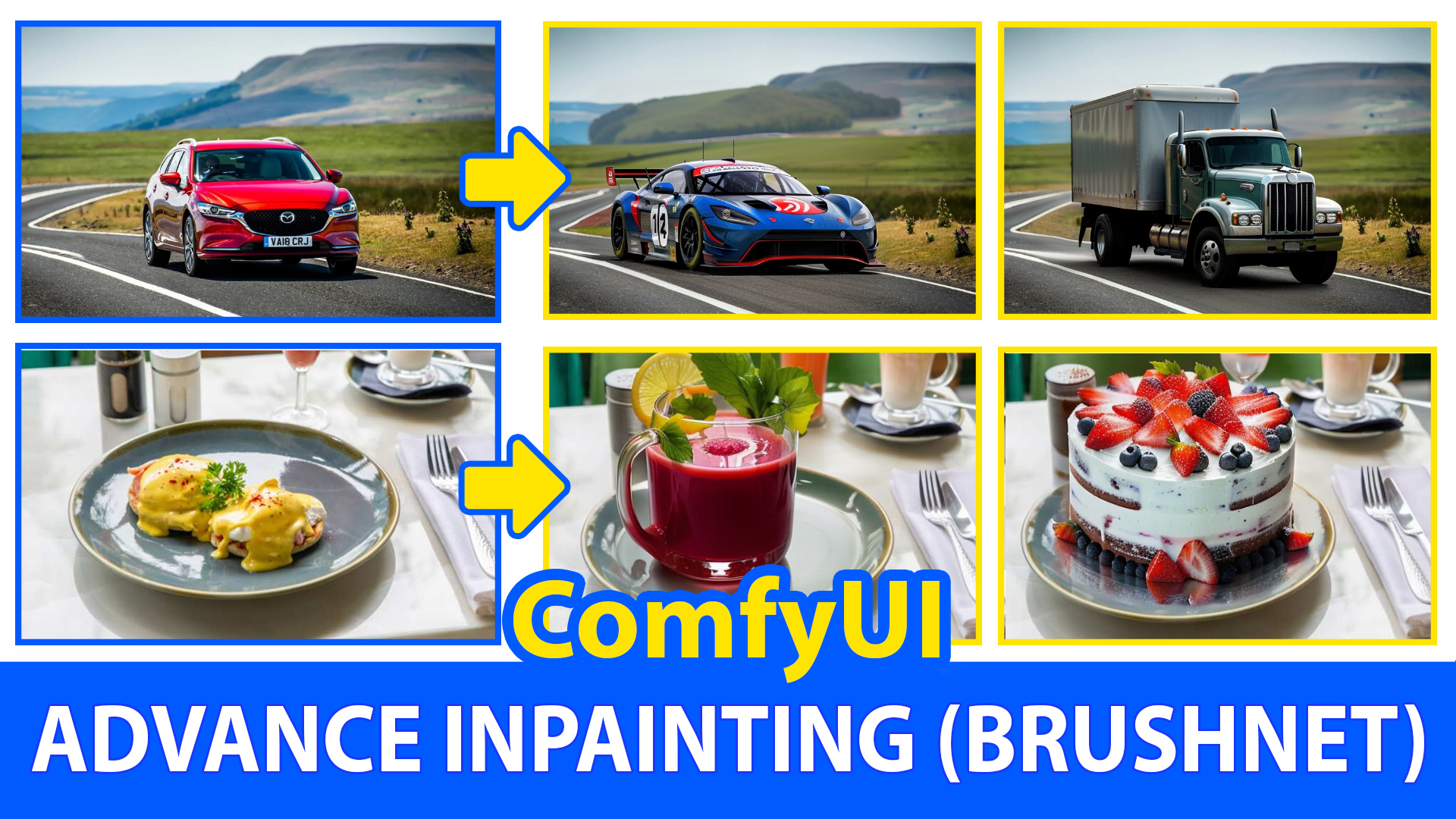 ComfyUI - Advance Inpainting with BrushNet | ComfyUI Workflow