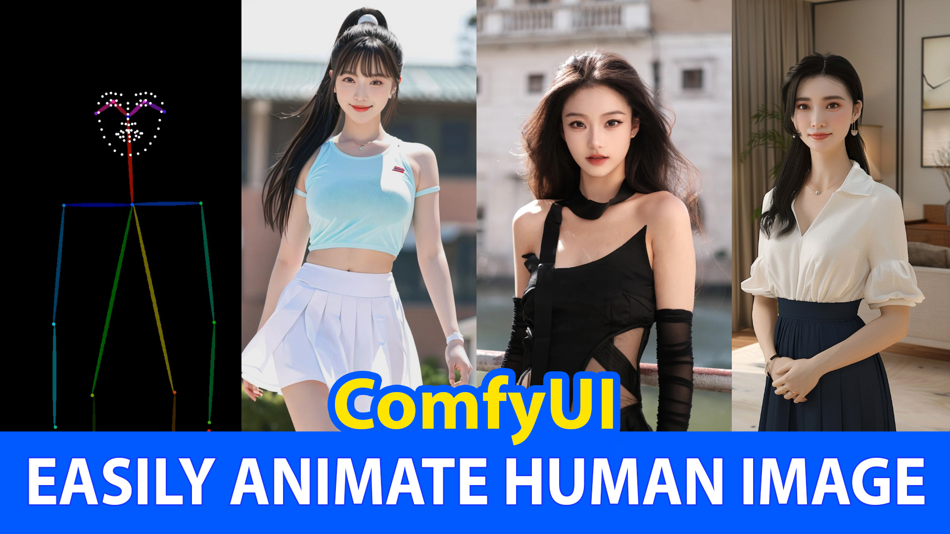 ComfyUI - MimicMotion | Human Motion Video Generation (Img2Vid) | ComfyUI Workflow