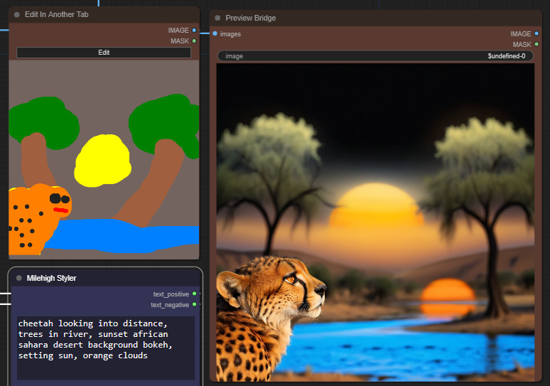 Upscale sketching to Render | ComfyUI Workflow