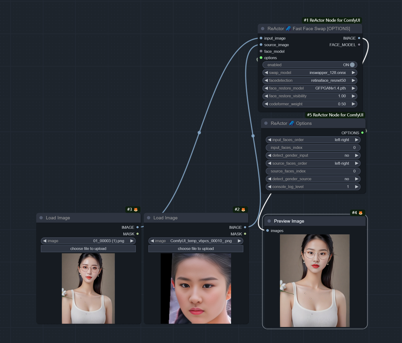 swap face in image | ComfyUI Workflow