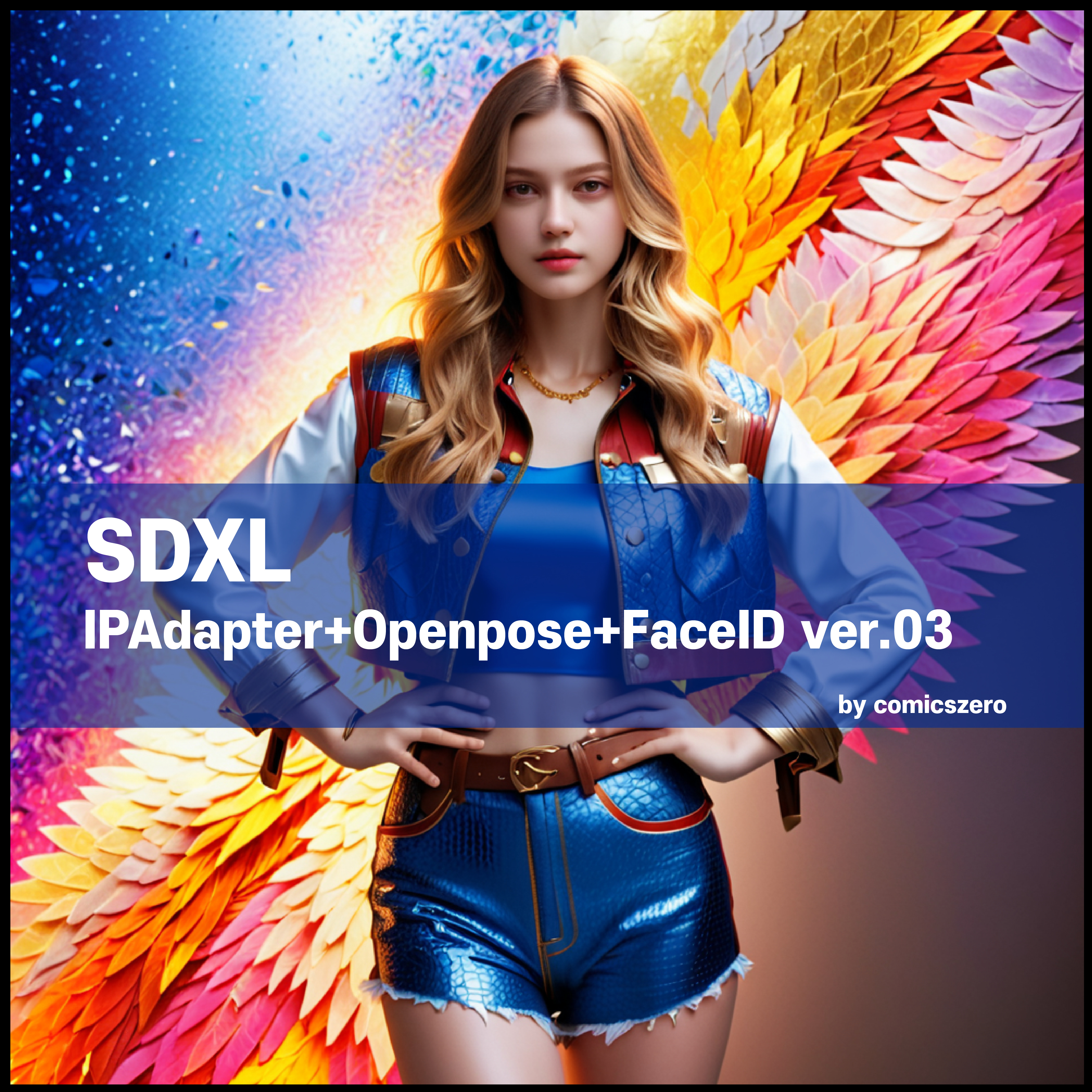 [SDXL] IPAdapter+Openpose+FaceID ver.03 | ComfyUI Workflow