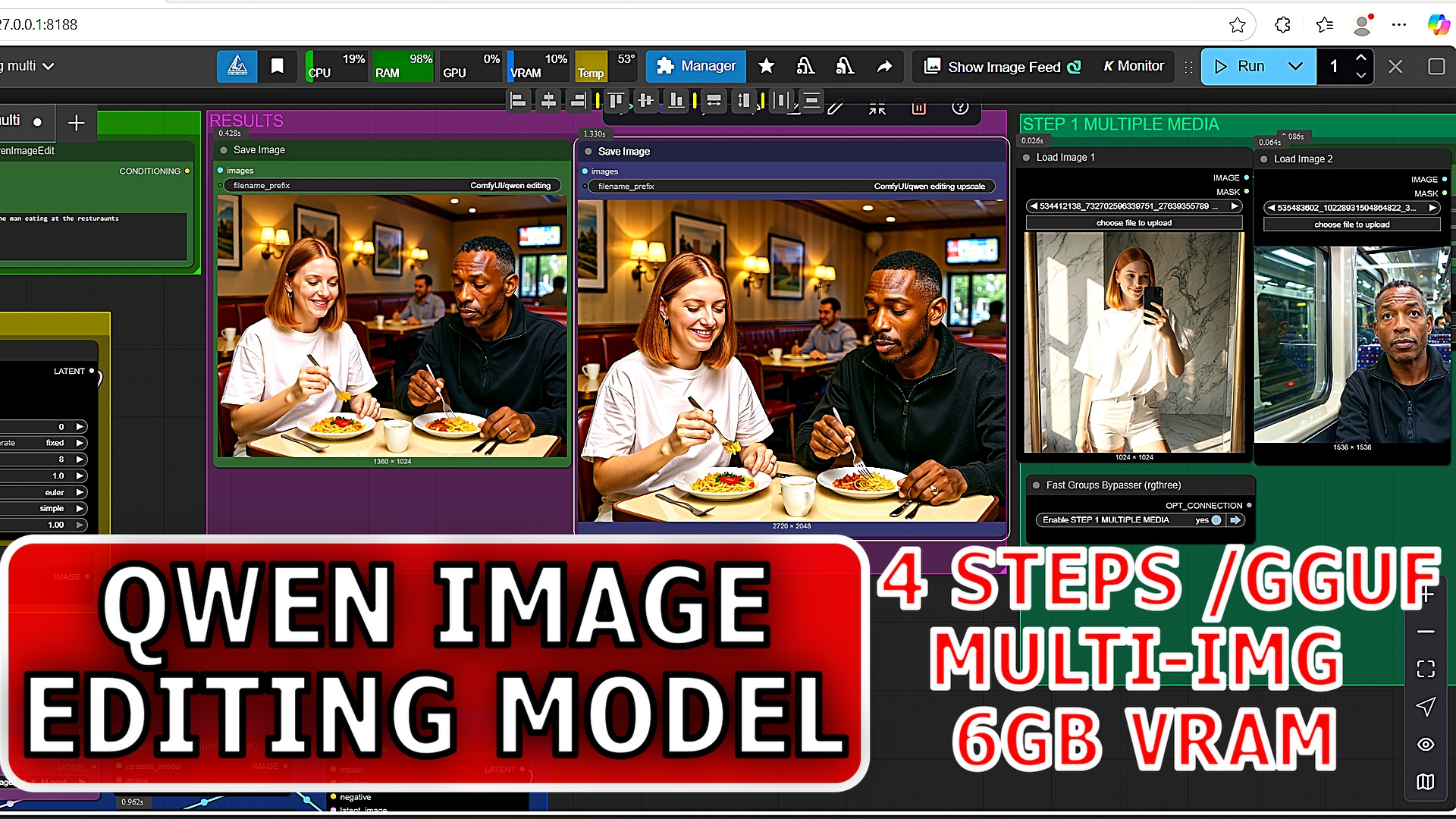 Image Editing Using Qwen model at 4 Steps | ComfyUI Workflow