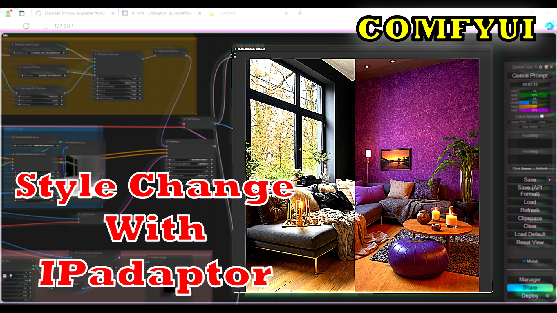 Image Style Transfert using IPAdapter | ComfyUI Workflow