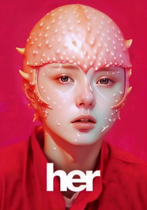 Her' movie poster generation, GPT-4o was released by OpenAI today. 'Her' is about to come ...