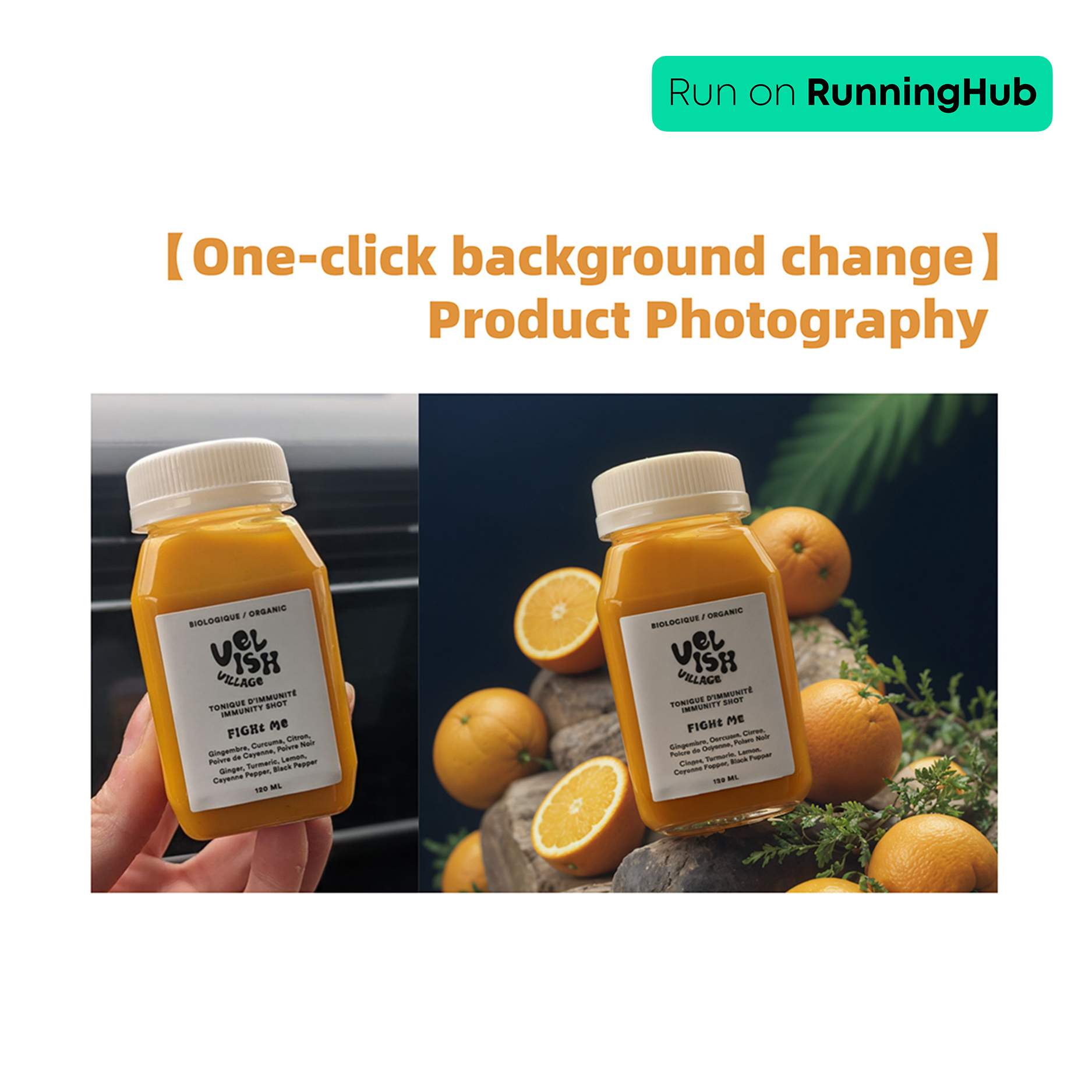 Product photography [One-click background change] 【一键换背景】产品图摄影 | ComfyUI Workflow