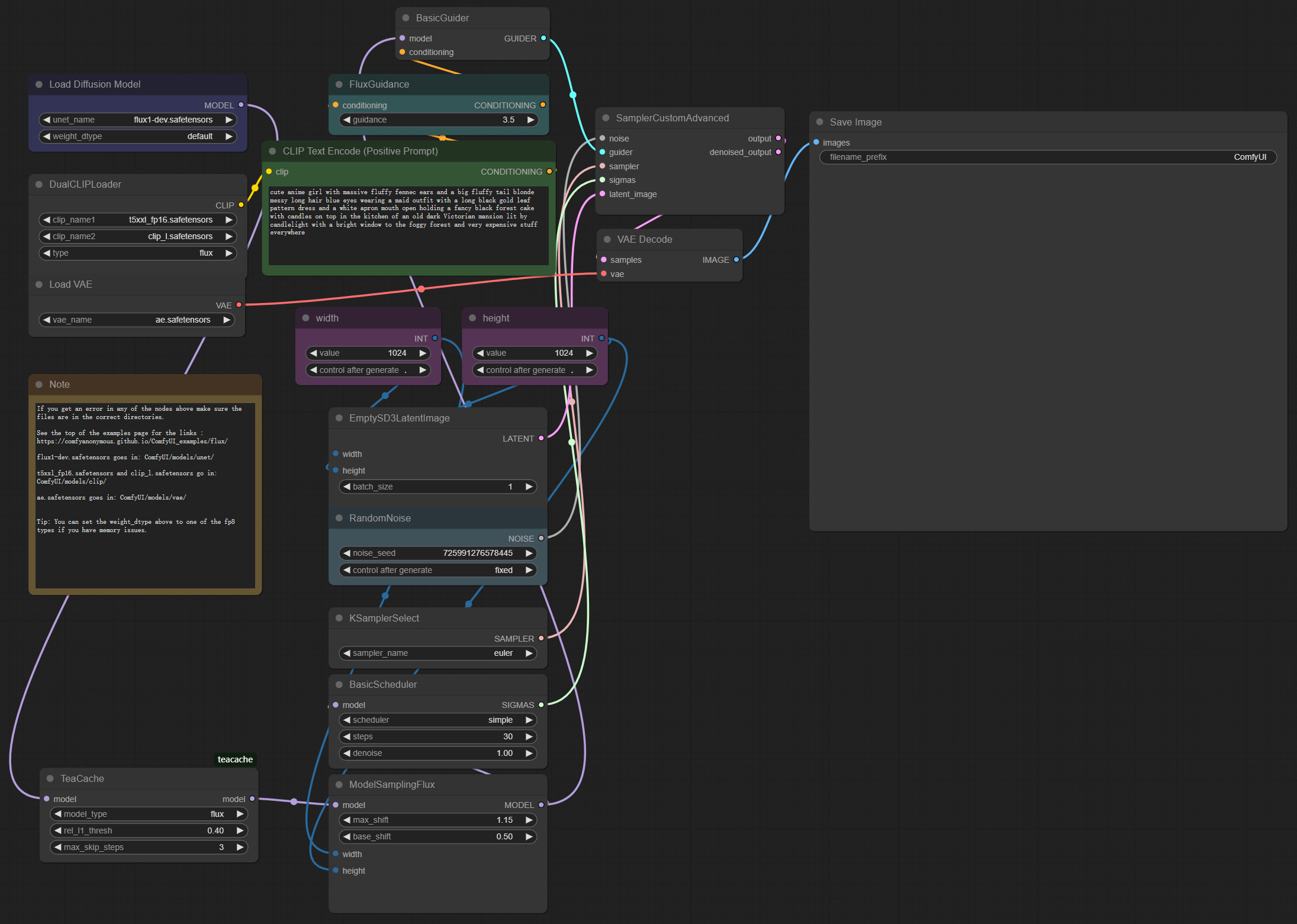 TeaCache for FLUX | ComfyUI Workflow
