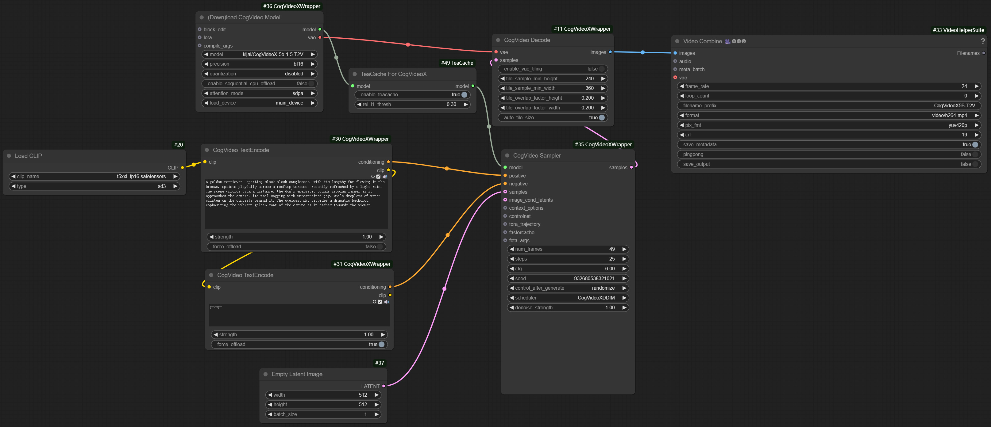 TeaCache for CogVideoX | ComfyUI Workflow