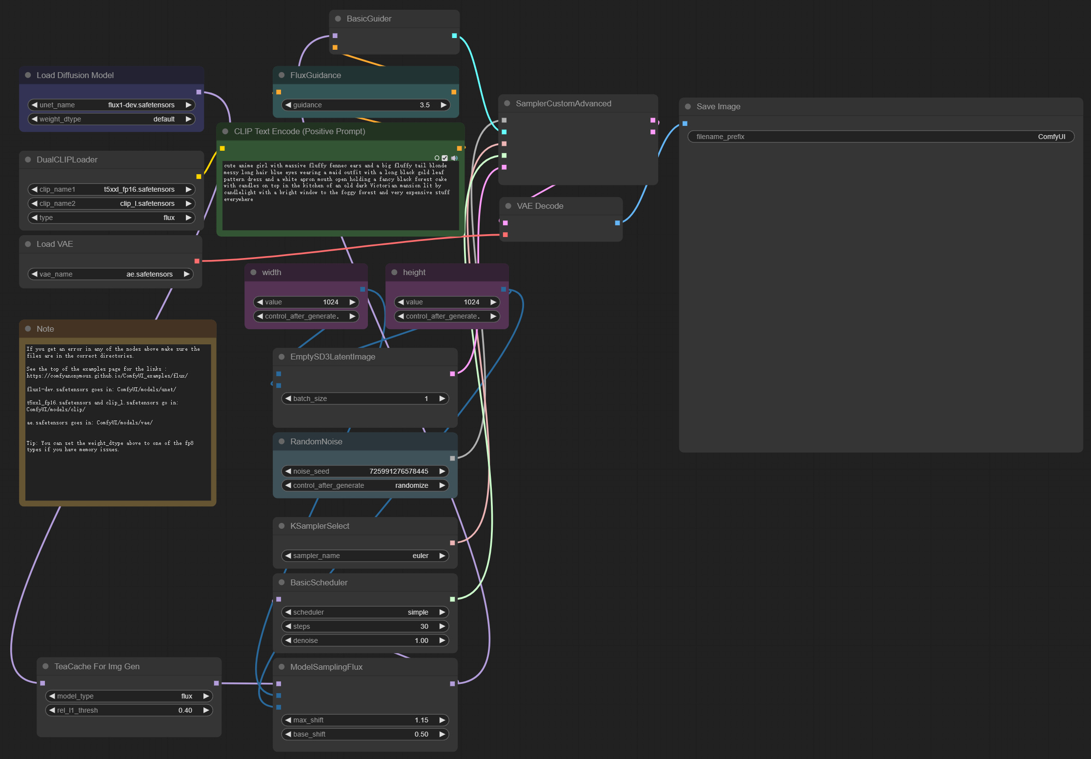 TeaCache for FLUX | ComfyUI Workflow