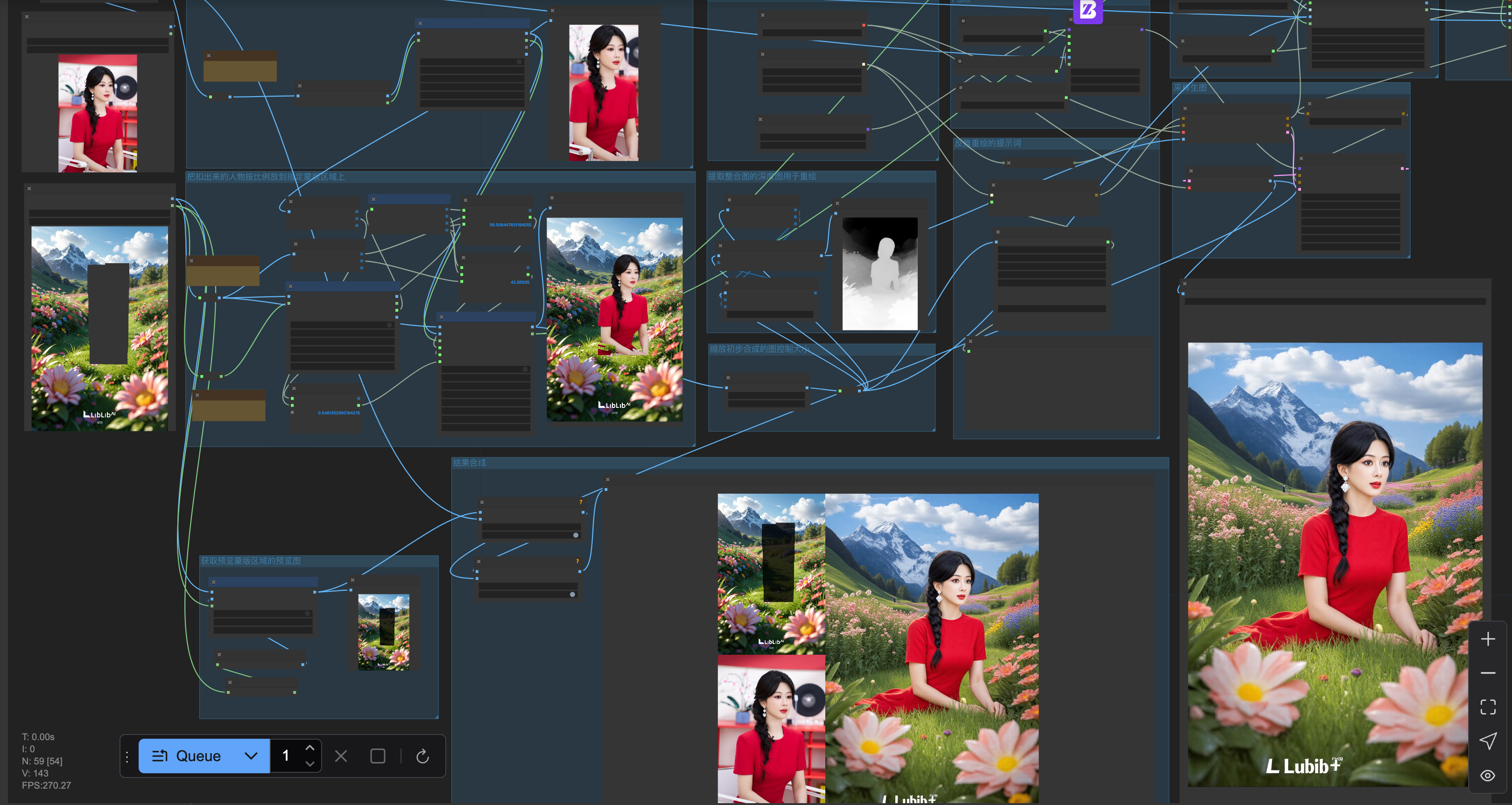 Redux BG and Character, Replace Background | ComfyUI Workflow