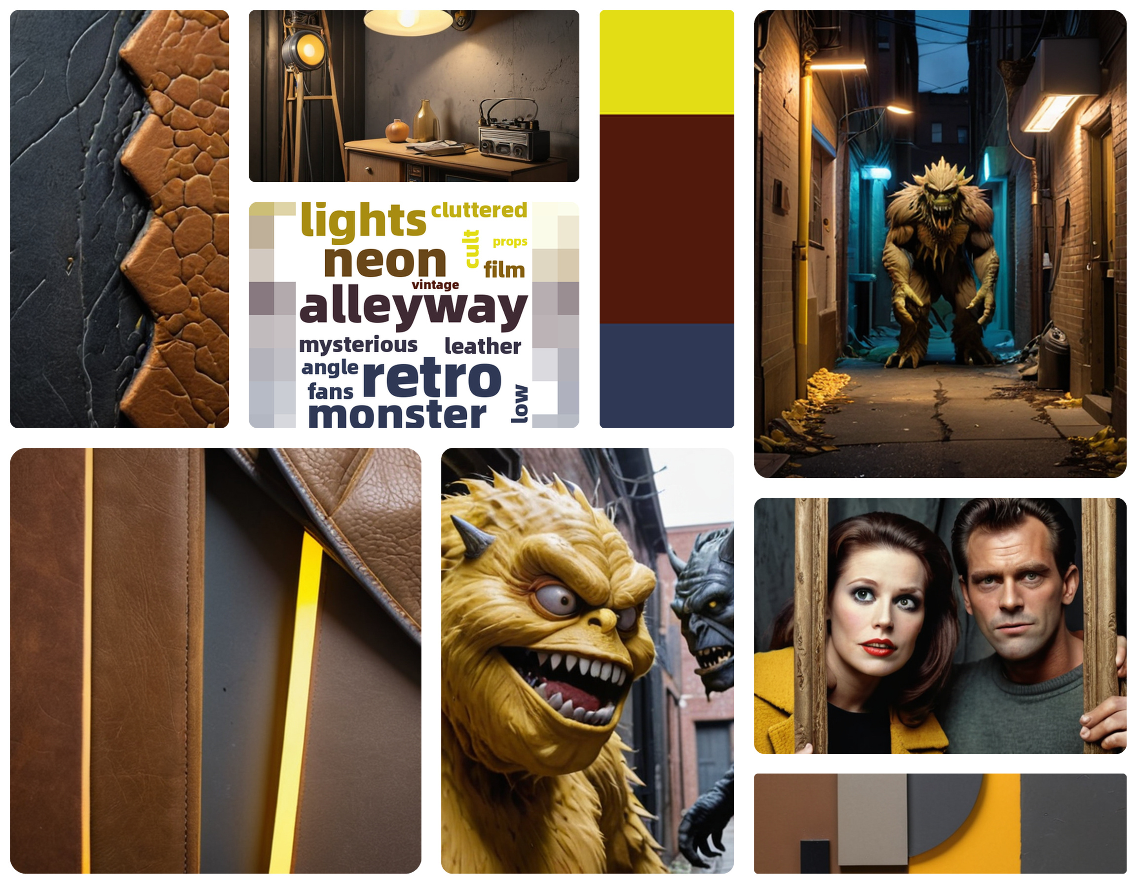 LLM-supported moodboard generator workflow with Polymath & Layernodes | ComfyUI Workflow