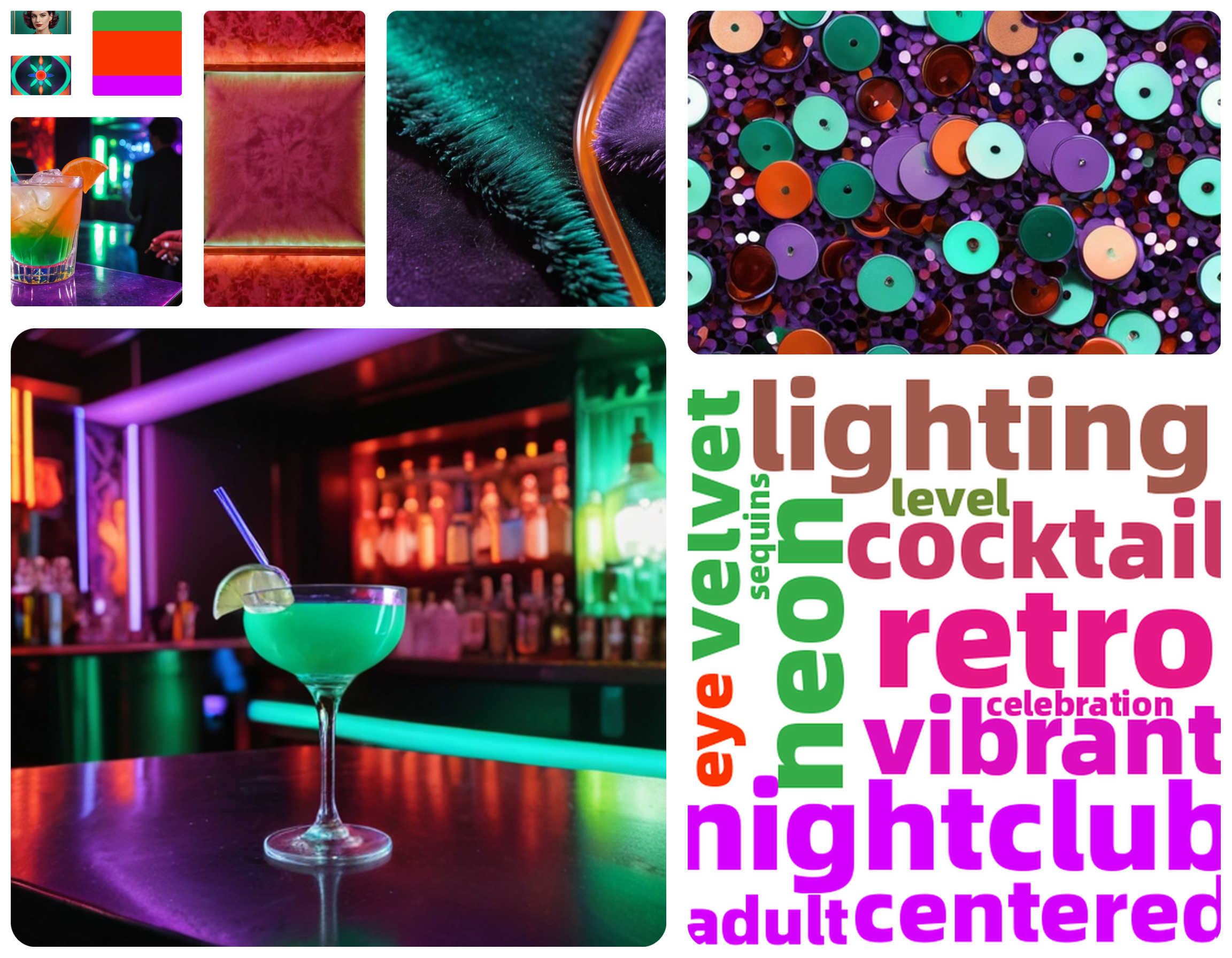 LLM-supported moodboard generator workflow with Polymath & Layernodes | ComfyUI Workflow