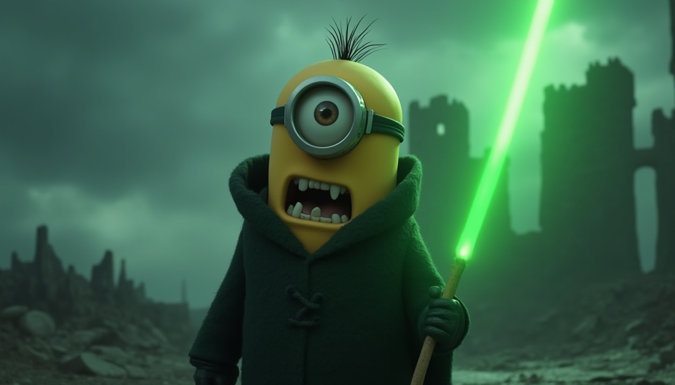 小黄人Minionverse+pulid flux | ComfyUI Workflow