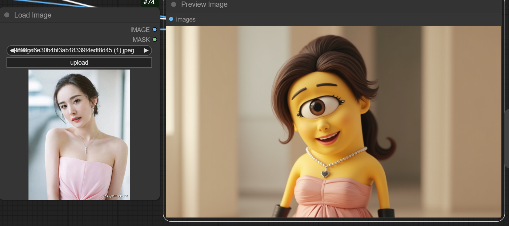 小黄人Minionverse+pulid flux | ComfyUI Workflow