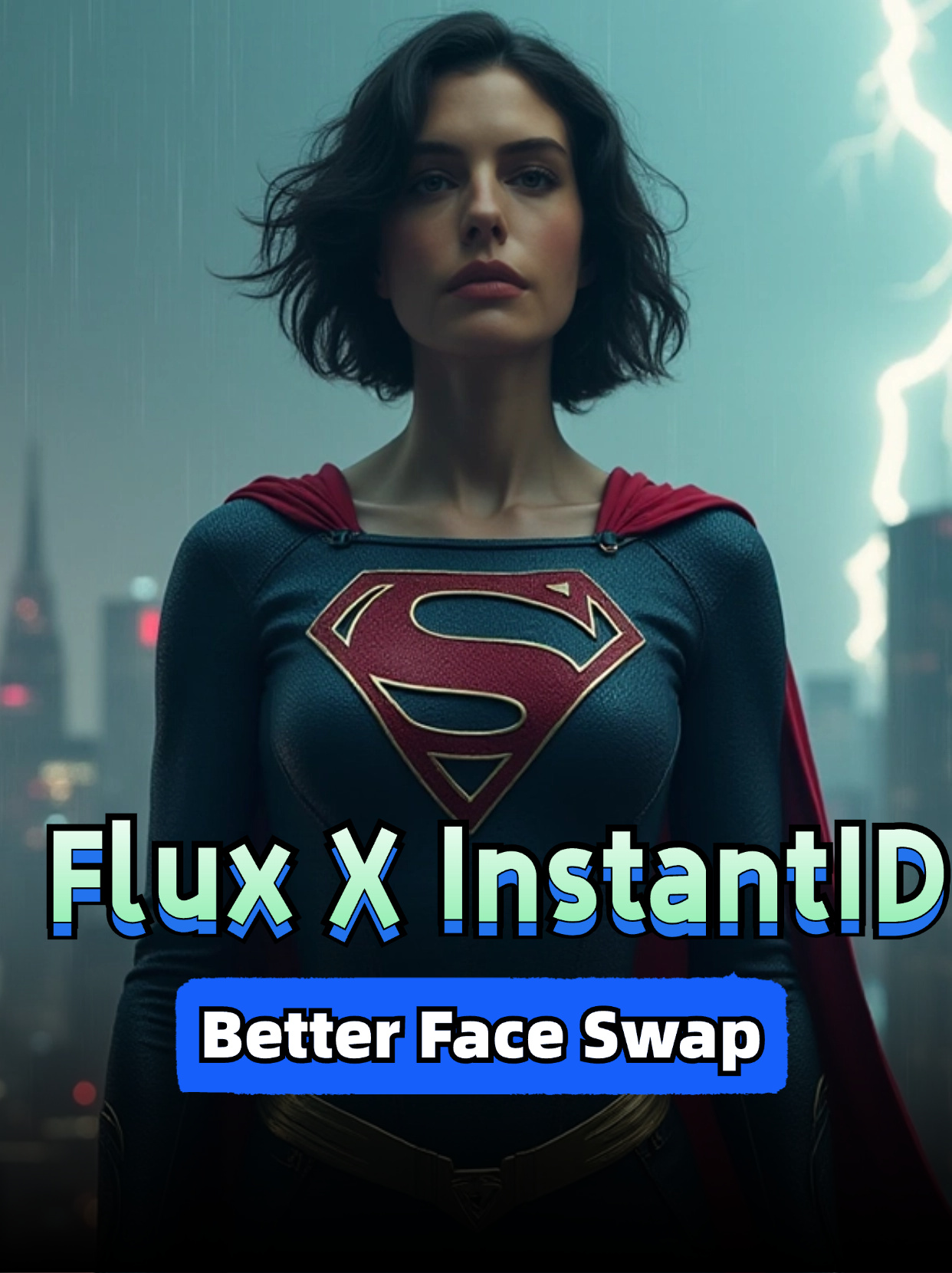 I！Superhero！FLUX + InstantID Face Swap | ComfyUI Workflow