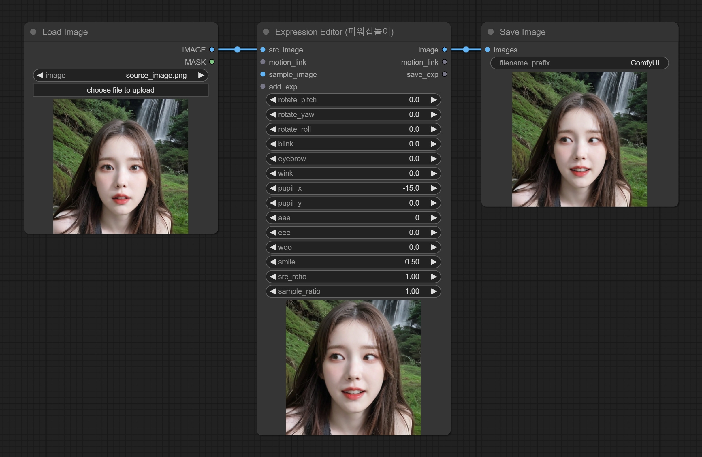 Expression Editor | ComfyUI Workflow