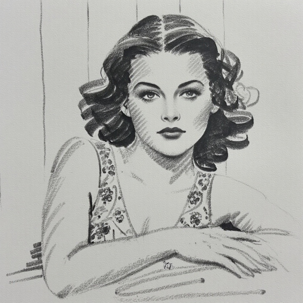 Portrait pencil sketch | ComfyUI Workflow