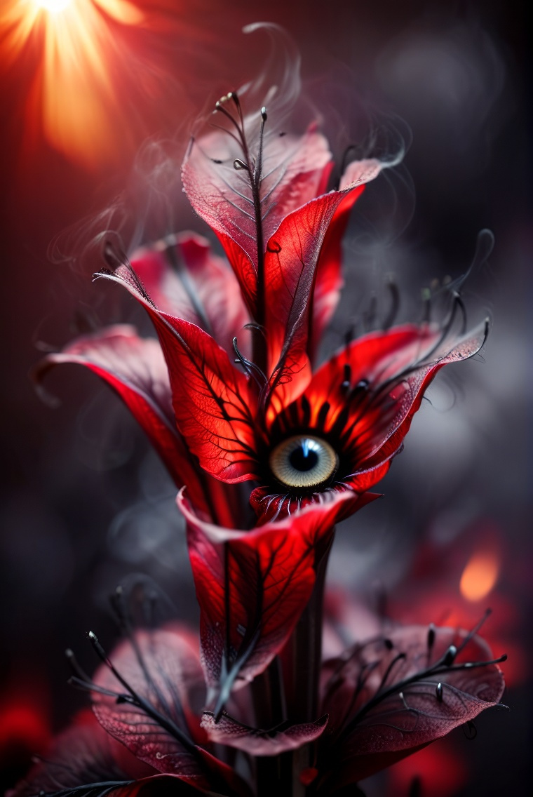 Red eye flower | ComfyUI Workflow