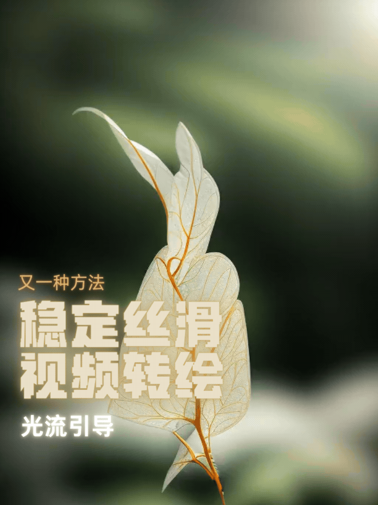 Light flow magic stabilizes silky smooth video to painting | ComfyUI ...