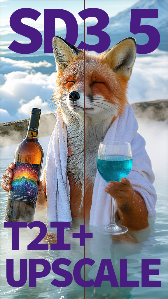 SD3.5+UPSCALE | ComfyUI Workflow