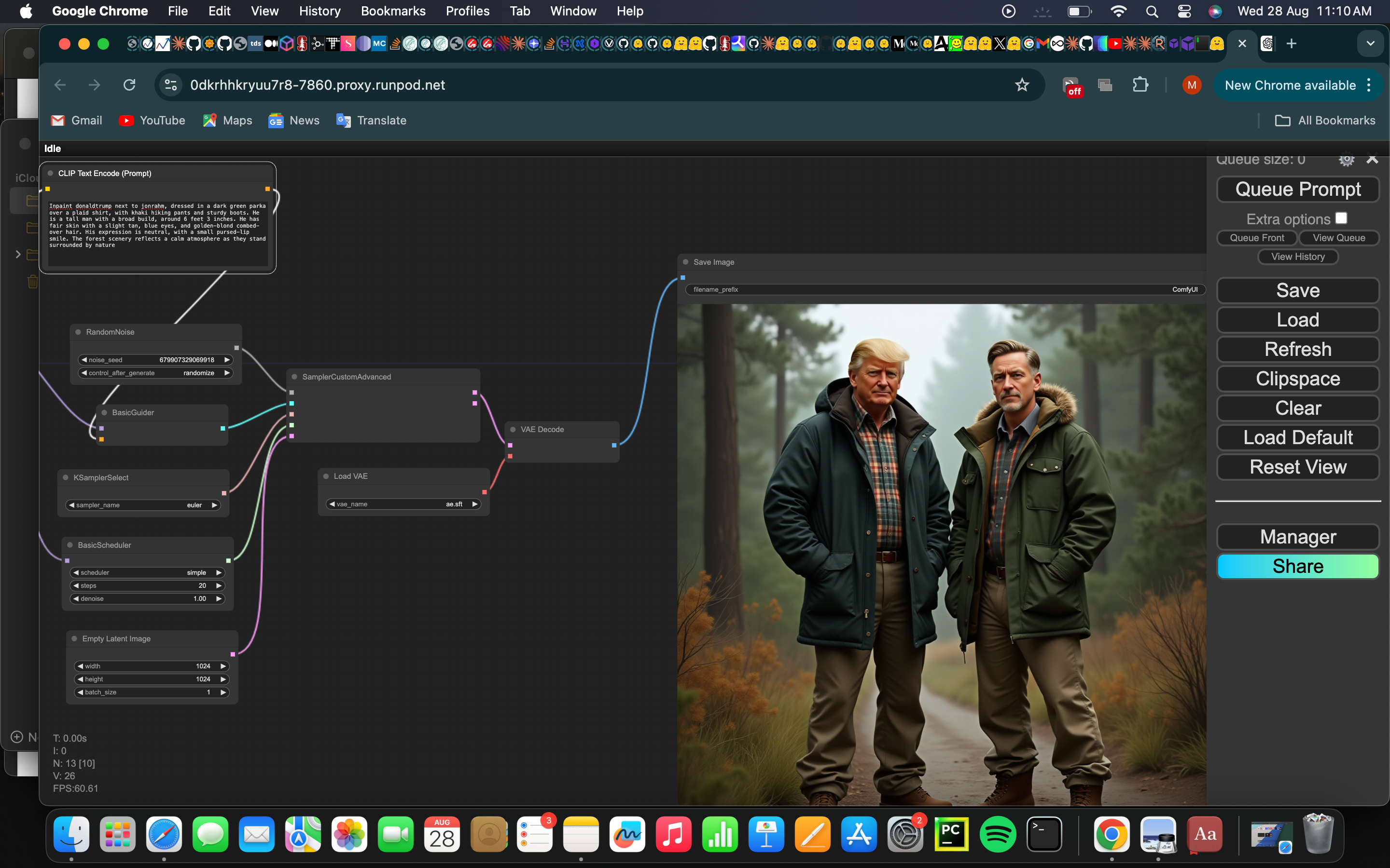 Multi-character image generation using flux | ComfyUI Workflow