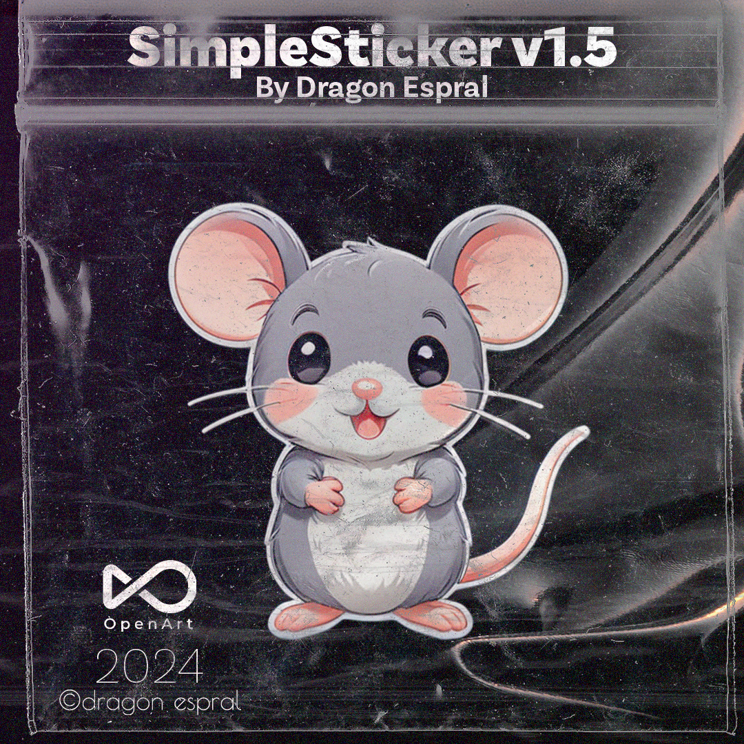 Simple Sticker v1.5 by Dragon Espral | ComfyUI Workflow