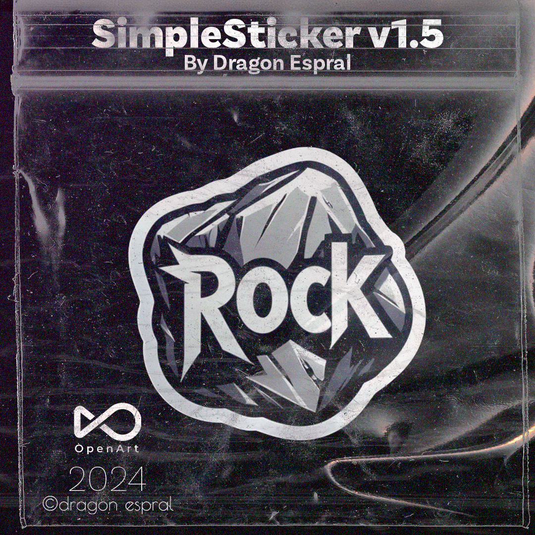 Simple Sticker v1.5 by Dragon Espral | ComfyUI Workflow