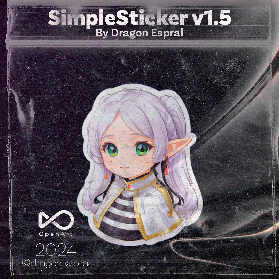 Simple Sticker v1.5 by Dragon Espral | ComfyUI Workflow