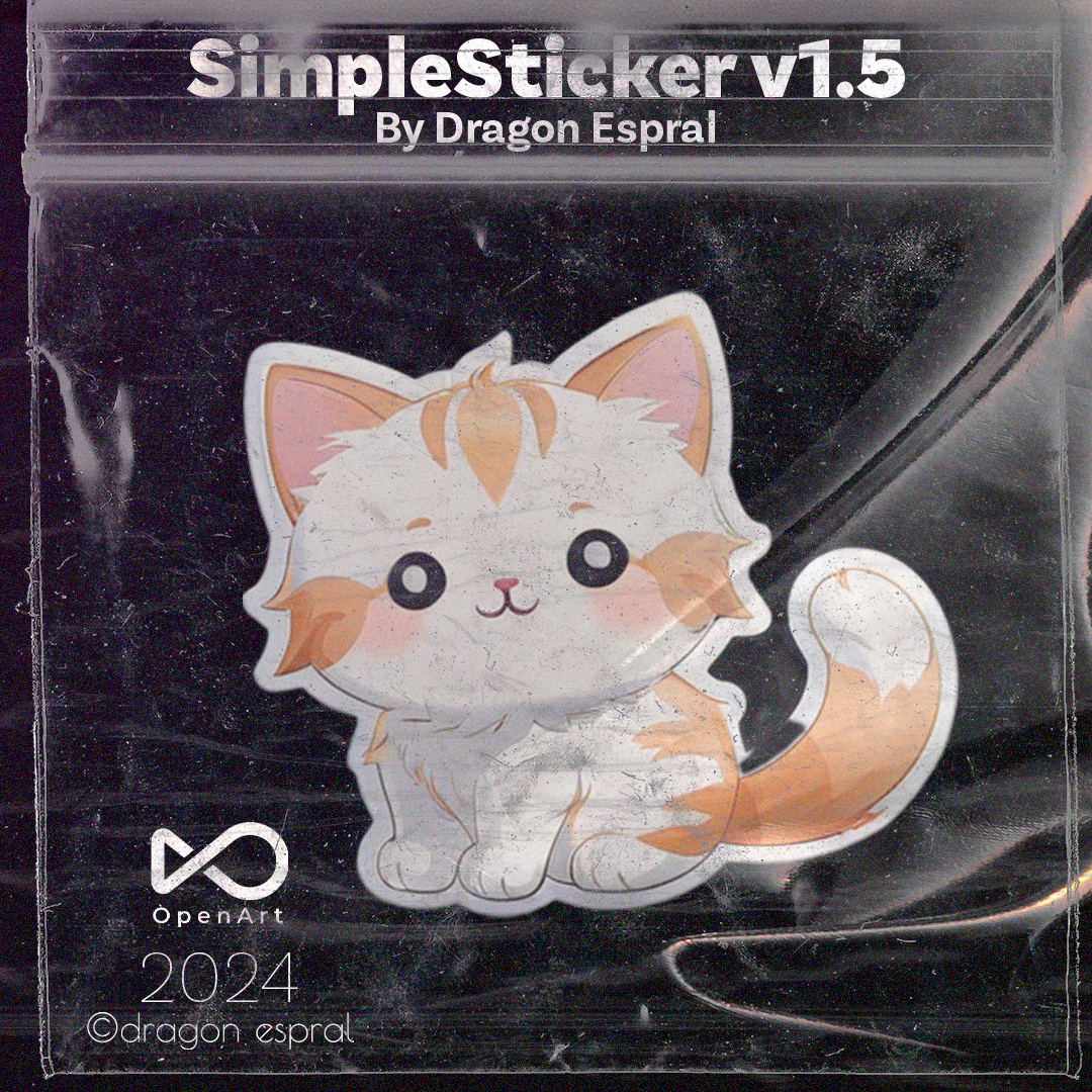 Simple Sticker v1.5 by Dragon Espral | ComfyUI Workflow