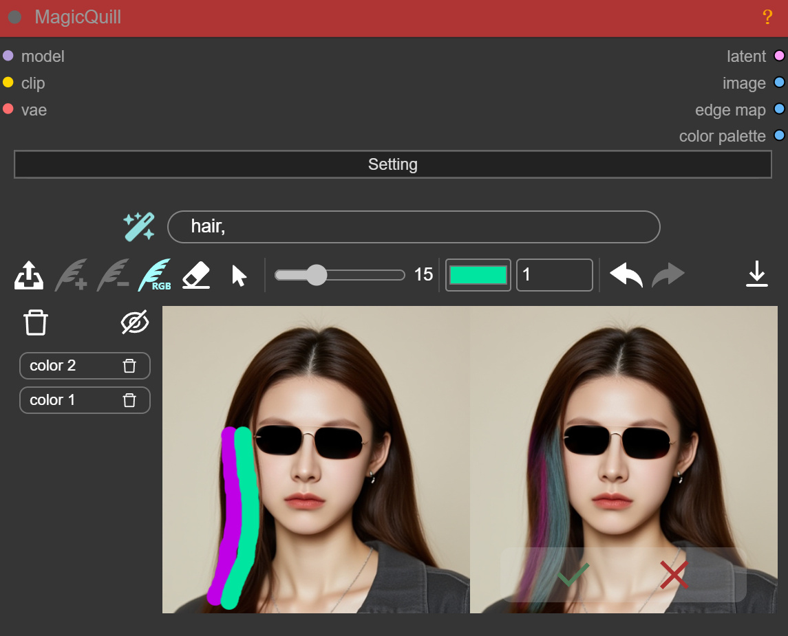 MagicQuill图像编辑系统工作流 | ComfyUI Workflow