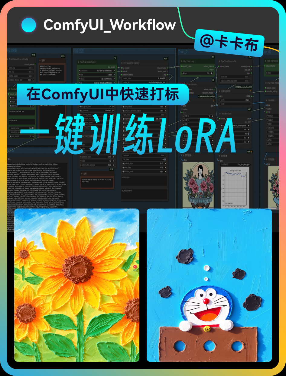 One click training of LORA in ComfyUI丨在ComfyUI中一键训练LORA | ComfyUI Workflow