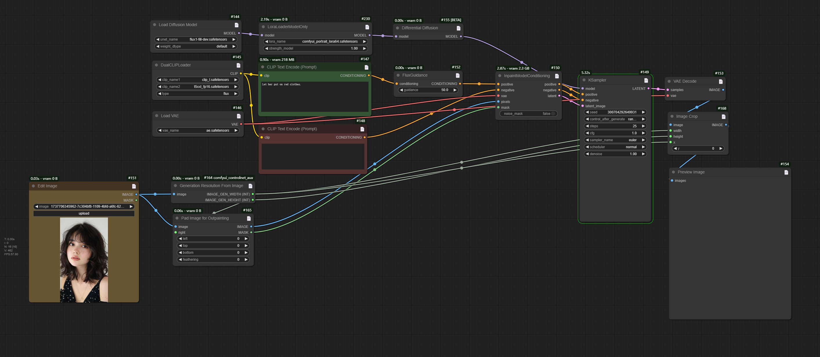 ace ++ portrait without reference image | ComfyUI Workflow