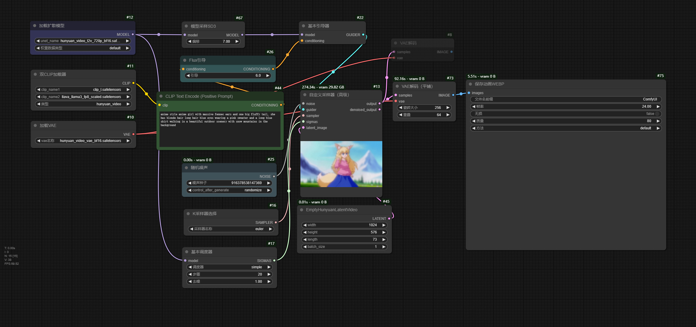 hunyuanvideo text2video comfyui.org | ComfyUI Workflow