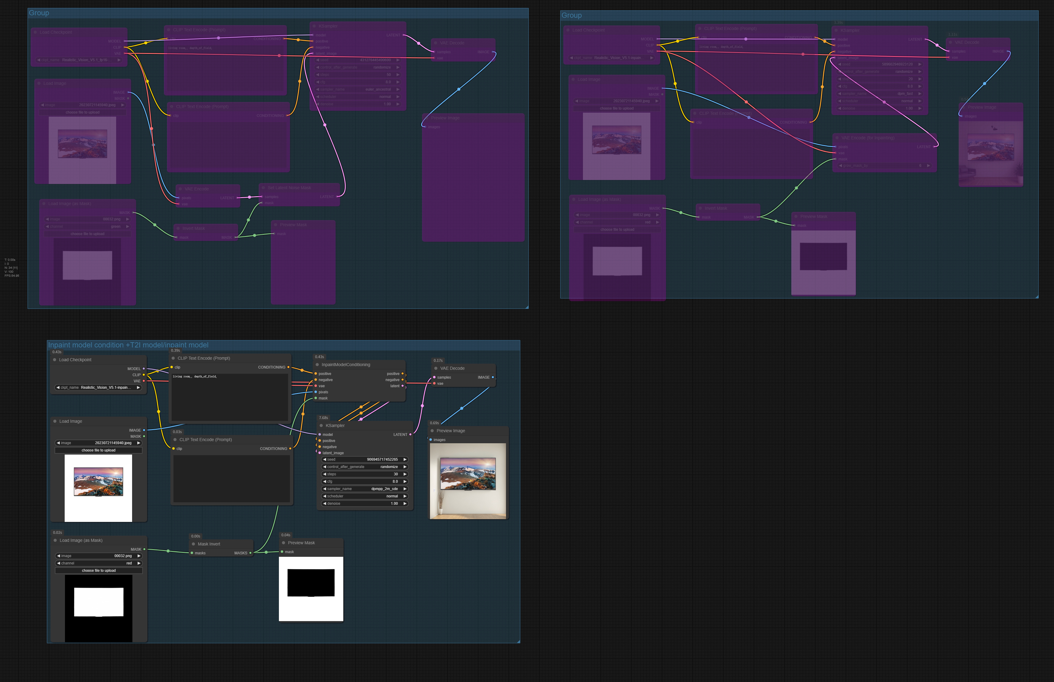 Inpainting. Inpaint Model Conditioning | ComfyUI Workflow