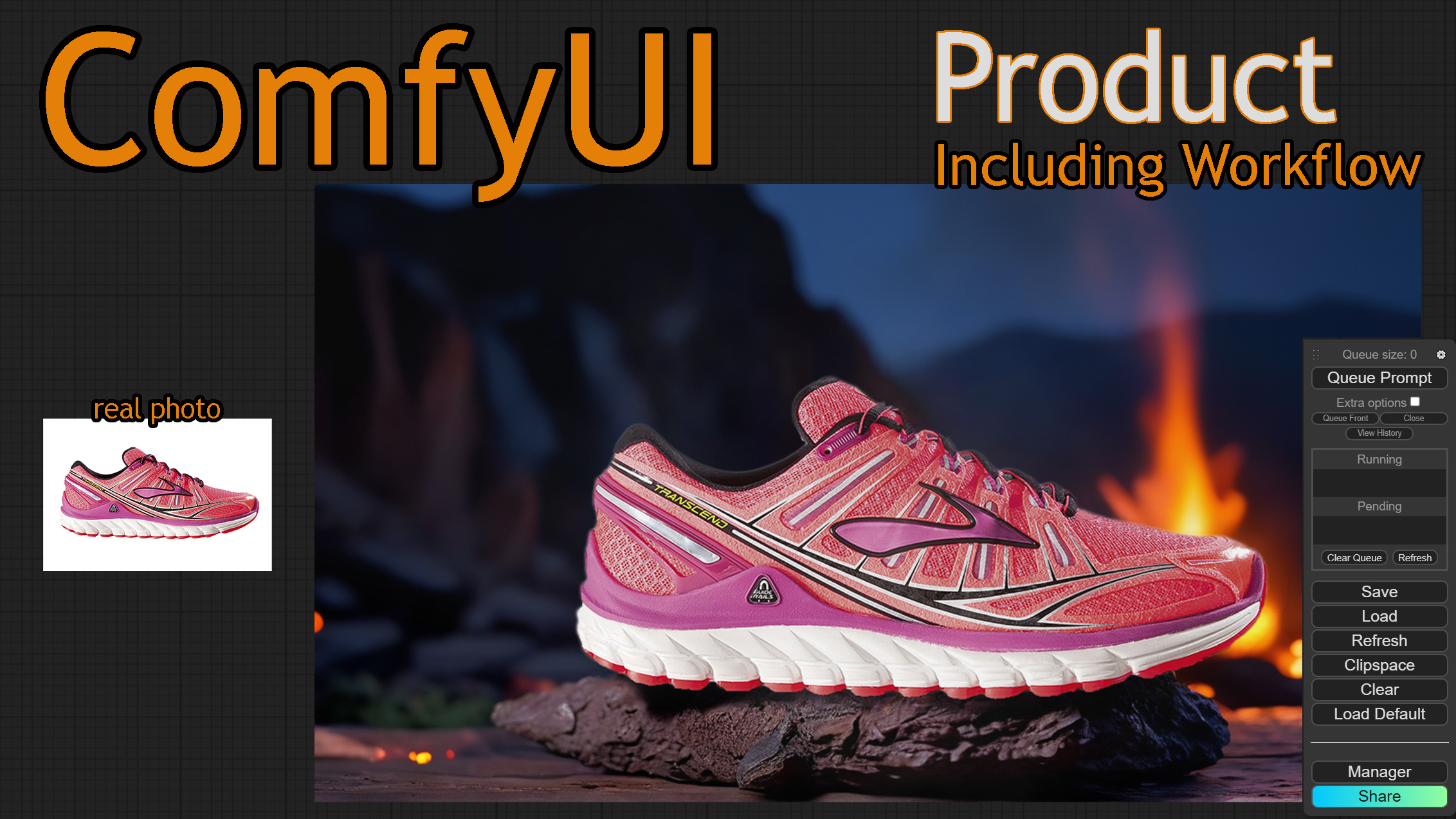 Product pack shot | ComfyUI Workflow